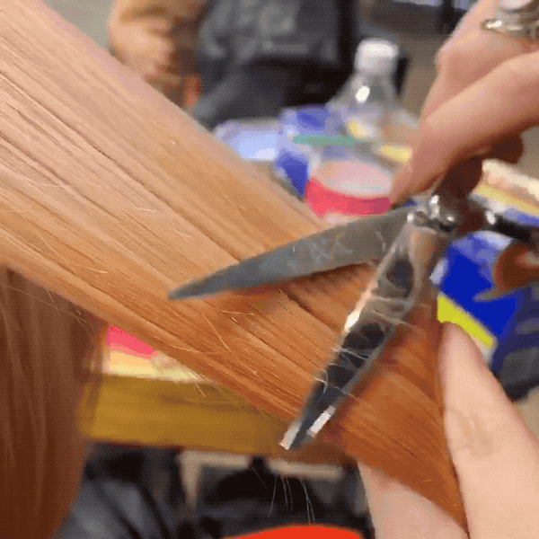 How To Cut Split Ends With Scissors